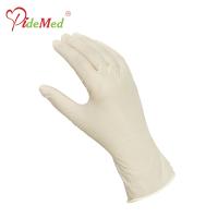 China Beaded Cuff Powder Free Latex Gloves Ambidextrous Latex Disposable Hand Gloves For Nursing Home for sale