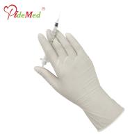China AQL 1.5 Powder Free Latex Gloves CE Certified Medical Latex Gloves For Hospital Use for sale