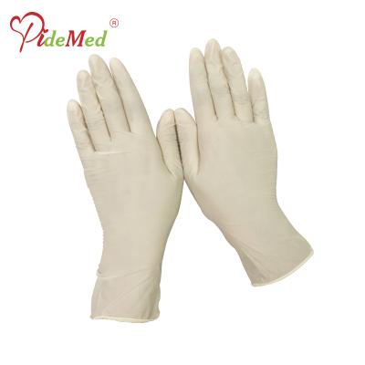 China Ambidextrous Powdered Latex Gloves AQL 1.5 Non Sterile Exam Gloves Of Natural Rubber Latex for sale