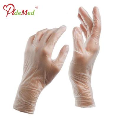 China Ambidextrous Powder Free Vinyl Gloves 5 Mil Disposable Gloves For Food Handling for sale
