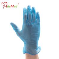 China Powderless Vinyl Examination Gloves Powder Free Medical Grade EN 455 Gloves for sale