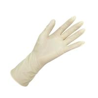 China OEM Powder Free Latex Surgical Gloves Gamma Sterilized White Sterile Gloves OF Single Pair Pack for sale