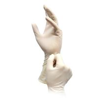 China Medical Grade Powder Free Surgical Gloves White Natural Rubber Latex Disposable Gloves for sale