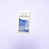 China OEM Powder Free Latex Surgical Gloves Gamma Sterilized White Sterile Gloves OF Single Pair Pack for sale