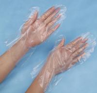China Ambidextrous High Density Polyethylene Gloves Kitchen Use Plastic Disposable Gloves for sale
