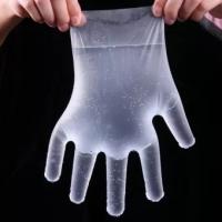 China Stretchable Disposable CPE Gloves Transparent Disposable Gloves For Janitorial Use for sale