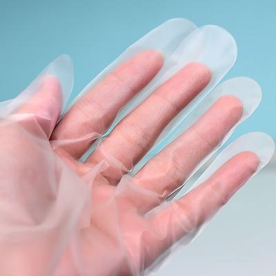 China Transparent Disposable CPE Gloves Waterproof Food Safe Gloves for sale