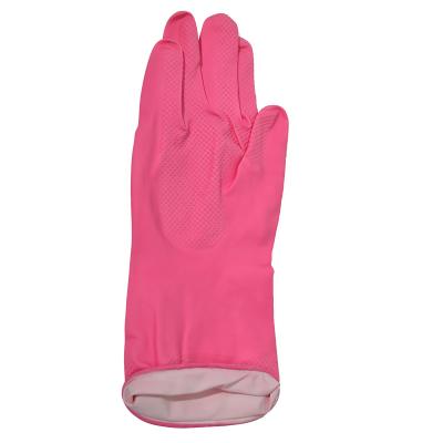 China 18 Mil - 22 Mil Waterproof Cleaning Gloves Long Sleeve Latex Household Gloves for sale