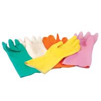 China Multi Color Household Cleaning Gloves Heavy Duty Multi Purpose Cleaning Gloves Of Natural Latex Rubber for sale