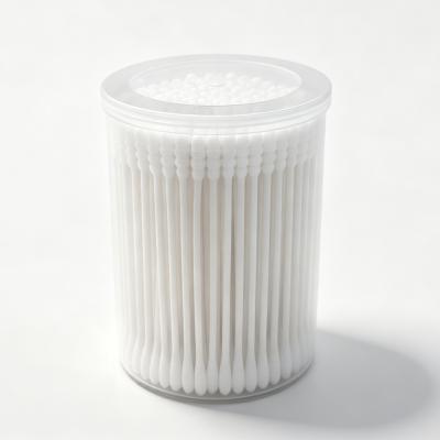 China Disposable Paper Stick Cotton Swabs Lint Free 100% Cotton Buds for sale