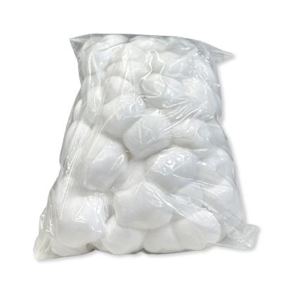 China Uniform Size First Aid Cotton Balls Lint Free 100% Pure Cotton Balls for sale