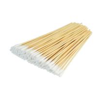 China Pure Cotton Medical Cotton Buds Wooden Stick Lint Free Swab For Hospital Use for sale