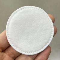 China Soft Medical Cotton Pads 58 MM Sterile Cotton Pads White For Hospital Use for sale