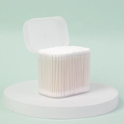 China White Beauty Cotton Swabs Biodegradable Beauty Cotton Buds High Strength for sale