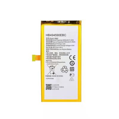 China Rechargeable Huawei Honor 7 Battery HB494590EBC 3.8V White for sale