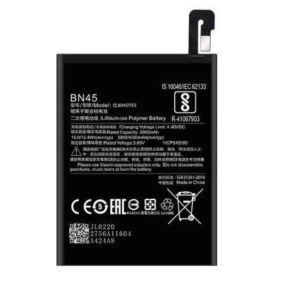 China Zero Cycle Xiaomi Redmi Note 5 Battery Original BN45 3100mah for sale