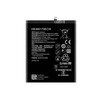 China Nova 2 Huawei Lithium Ion Battery HB366179ECW Black 2950mah for sale