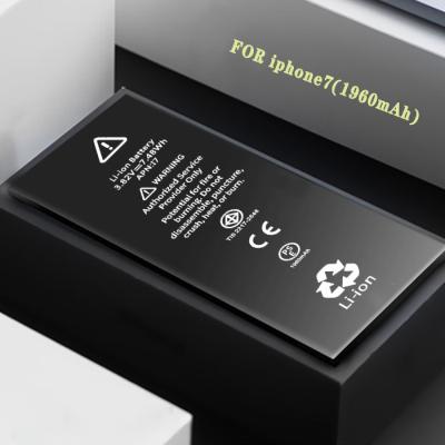 China 100% Original Iphone 7 Lithium Ion Battery 3.82V 1960 Mah Smartphone Li Ion Battery for sale