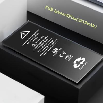 China 100% Zero Cycle Cell Phone Lithium Ion Batteries 2915 Mah For Iphone Battery 6 Plus for sale