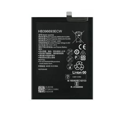 China HB396693ECW Huawei Mate 8 Battery Replacement Black / White for sale
