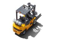 China 1.5 - 3.5 Ton Gas Power Gasoline LPG Forklift Four Wheel With Different Engine Option for sale