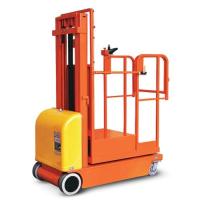 China Safety Brackets Electric Aerial Order Picker Forklift Customized Color for sale