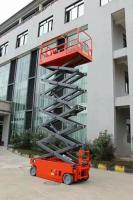 China 4m 8m 12m Lift Height Steel Order Picker Forklift Electric Hydraulic Self - Propelled Scissor Lift for sale