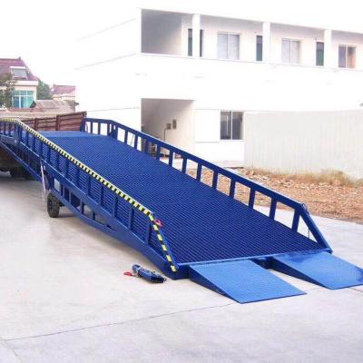 China 8 Ton Capacity Forklift Truck Accessories , Hydraulic Mobile Dock Yard Ramp For Forklift for sale