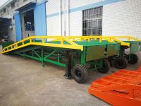 China 8 Ton Capacity Forklift Truck Accessories , Hydraulic Mobile Dock Yard Ramp For Forklift for sale