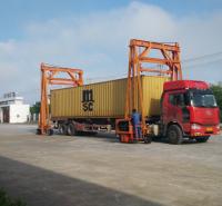 China Red Steel Standard Mobile Container Crane , Port Gantry Crane Container Handling Crane for sale