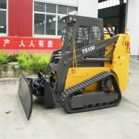 China Hydraulic Pump Skid Steer Loader / Mini Skid Steer 80Hp Power ISO Certification for sale
