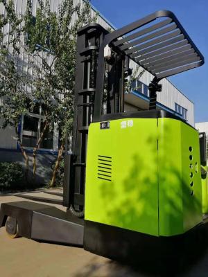 China Full Electric Powered Reach Stacker Forklift Truck With Lifting Height 3 - 8m for sale