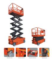 China 10M Lifting Order Picker Forklift Scissors Type Aerial Work Platform ASE1012 24V for sale
