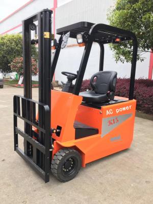 China High Efficiency Three Wheeled Small Electric Forklift Energy Saving Environmental Protection for sale