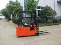 China 24V Battery Operated Electric Forklift Truck 3 Wheel Automatic Transmission for sale