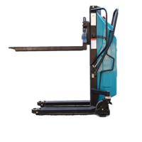 China 1000kgs Half Semi Electric Pallet Stacker With Lift Height 1600mm High Efficiency for sale