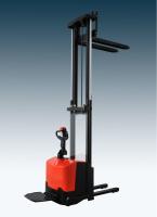China 2 Stage STD Stand On Pallet Stacker Forklift With 24V Battery Voltage CE / ISO for sale