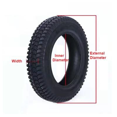 China Tear Resistance 916mm Solid Tyre Electric Forklift Parts for sale