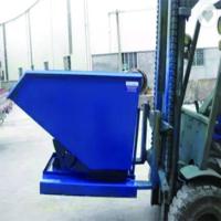 China 1500kgs Steel Self Dumping Forklift Tipping Bins for sale