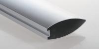 China Aluminum Bullet Shaped Profile Suspended Baffle 20Wx100H Powder Coating for sale