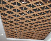 China Triangular Open Cell Metal Ceiling Tiles Aluminum Metal Grille Ceiling for sale