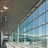 China Triangular Open Cell Metal Ceiling Tiles Aluminum Metal Grille Ceiling for sale