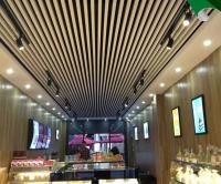 China Suspended Aluminum U Baffle Ceiling Galvanized Steel 600x600mm for sale