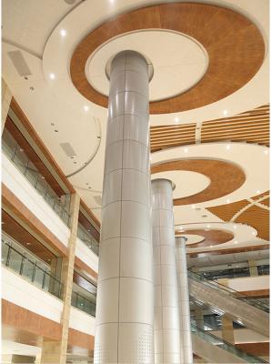 China shopping mall Aluminum Metal Ceiling Maximum 5000mm Panel Length Solid Cladding Panel Or Facade for sale