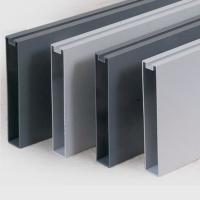 China Extruded Box Aluminum Baffle Ceiling PVDF Coating 0.8mm-3mm for sale