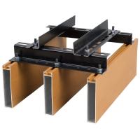 China Extruded Box Aluminum Baffle Ceiling PVDF Coating 0.8mm-3mm for sale