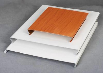 China 15mm-35mm Aluminum Ceiling Sheets For Gas Station Beveled Edge for sale