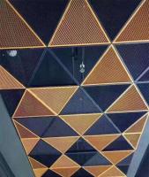 China 1mm Triangular Metal Ceiling Tiles Perforated Aluminium ISO9001 for sale