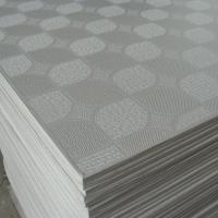 China 603x603 Plasterboard Gypsum Board PVC Gypsum Ceiling Tiles 7-12mm for sale