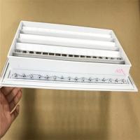 China Linear Extruded Aluminum Ceiling Air Diffuser 300x600mm Rectangle for sale